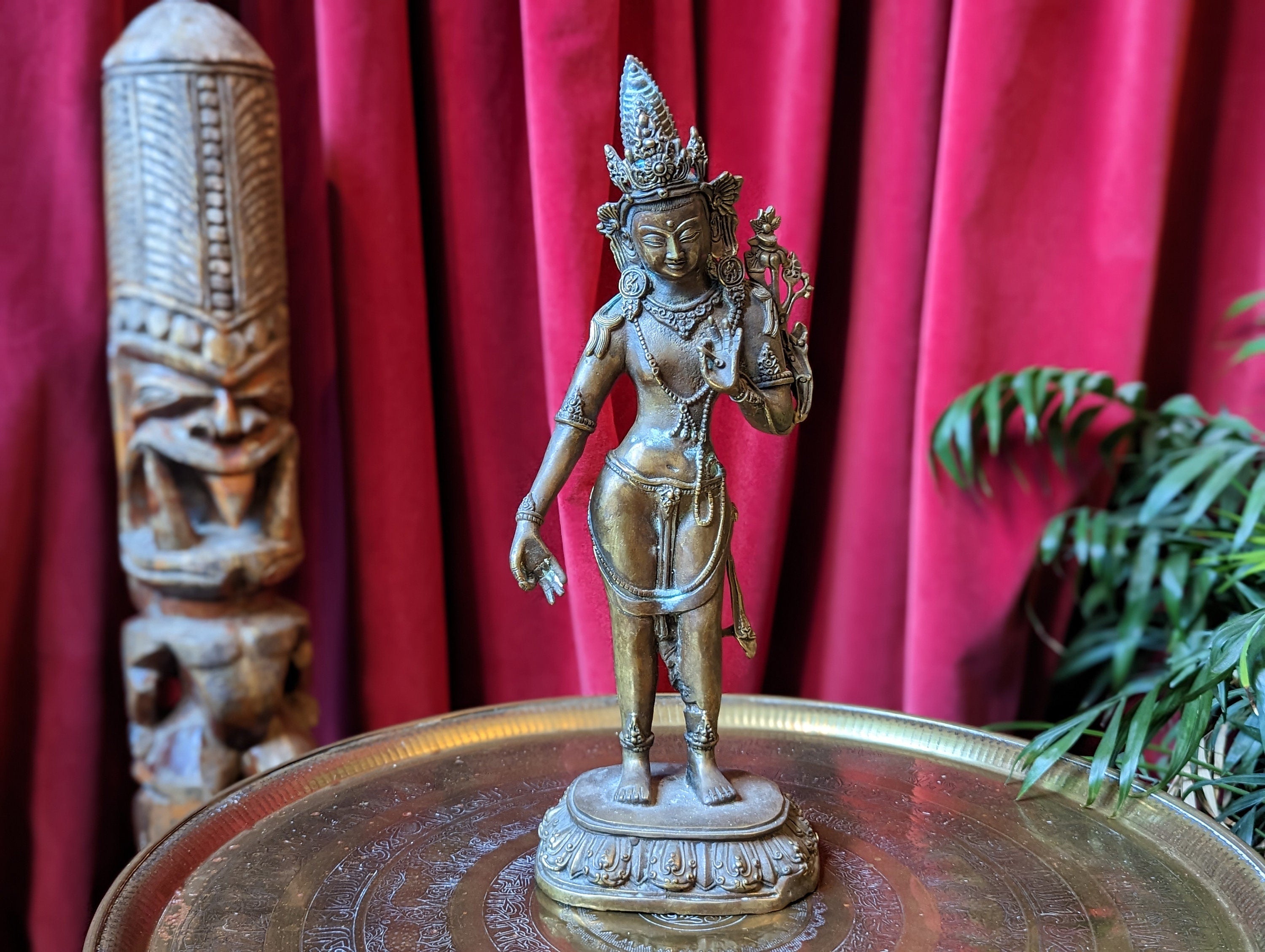 Large Antique Indonesian Dewi Sri Statue – CIRCUS Vintage & Curios