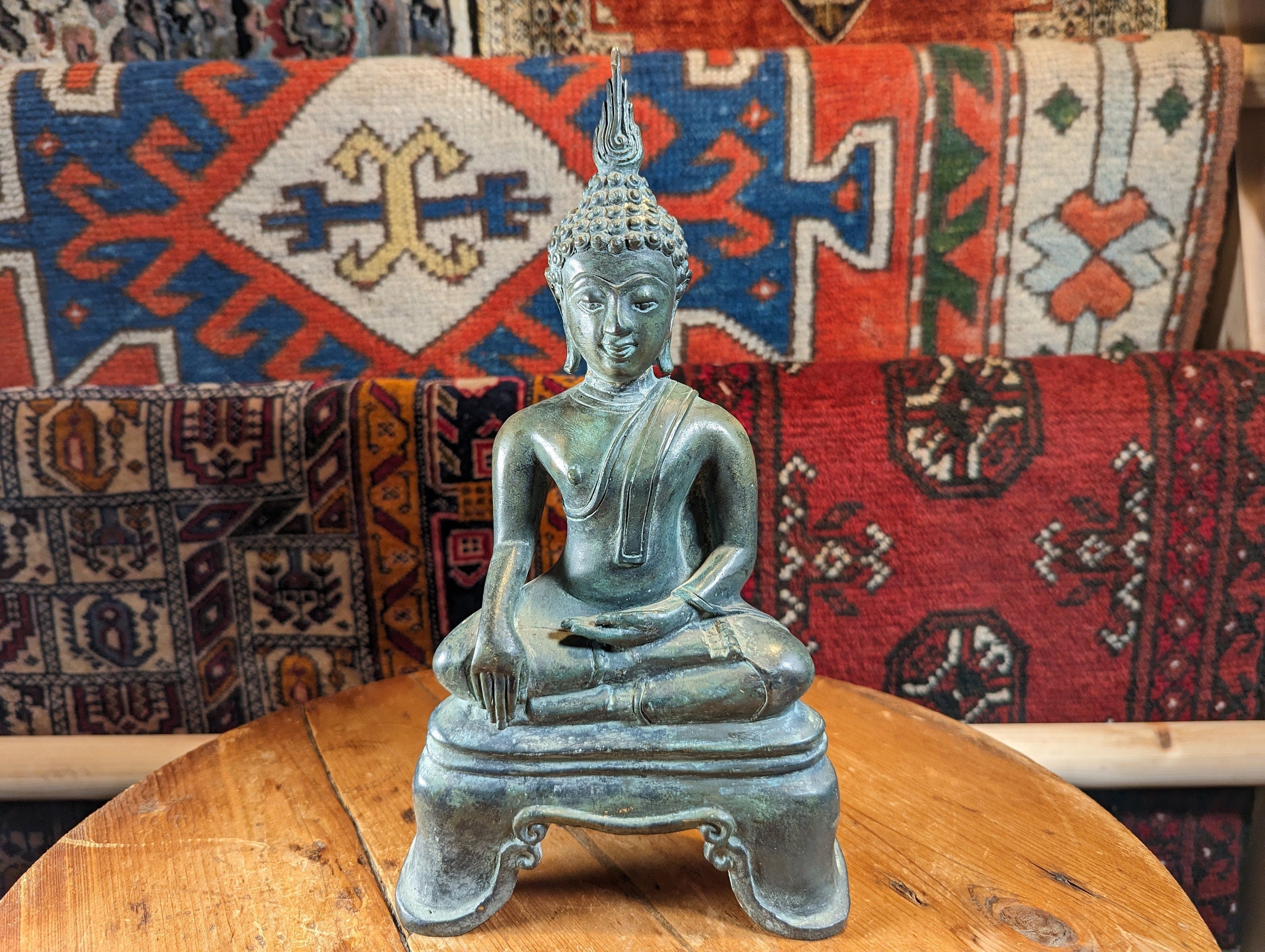 18th Century Gilt Bronze Thai Les Mudra Buddha Statue – CIRCUS OF CURIOS